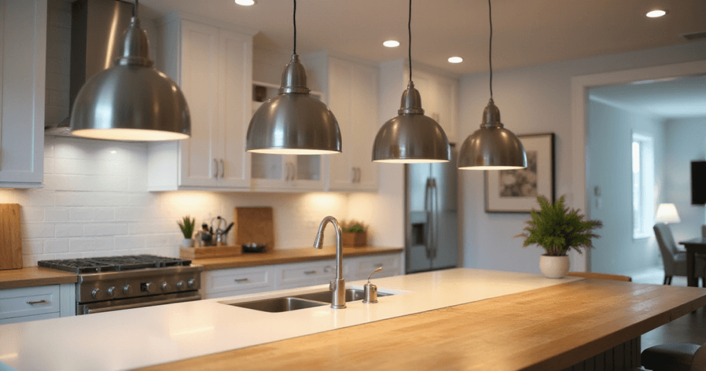 23 Mediterranean-Inspired Kitchen Lighting Over Island Ideas ...